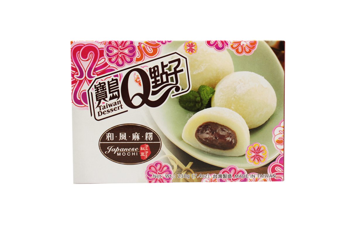Japanese mochi - Red bean per 6 - 210gr – Funso shop